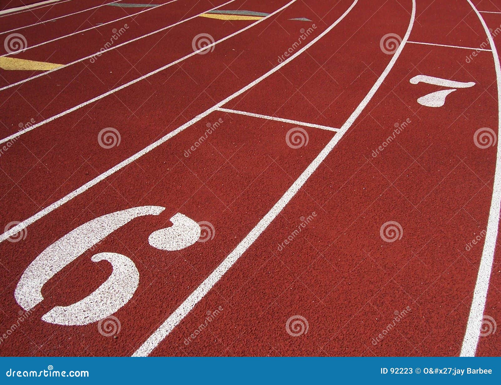 Track Lanes stock image. Image of running, numbers, lanes - 92223