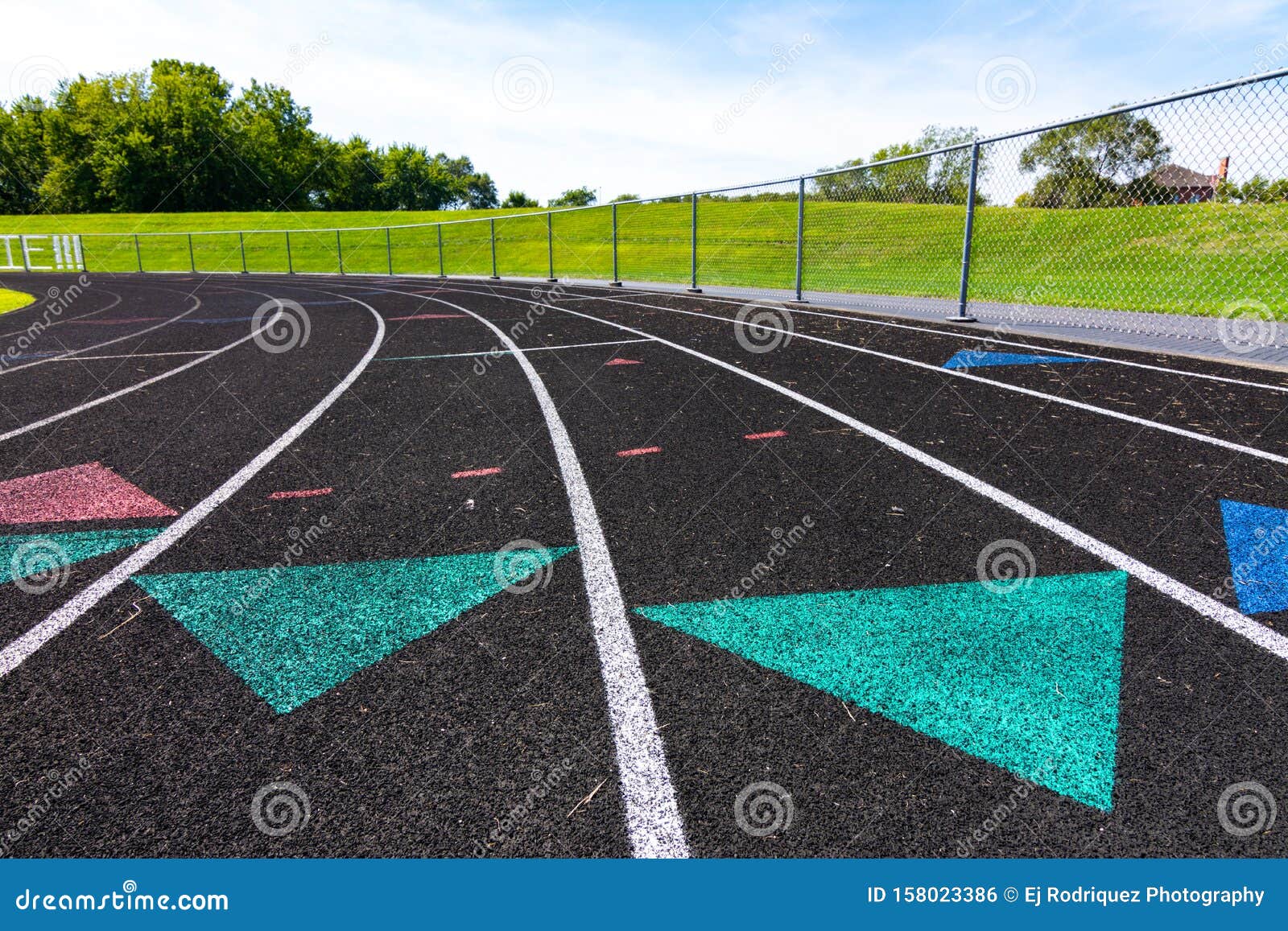 Track Lanes stock photo. Image of midwest, competition - 158023386