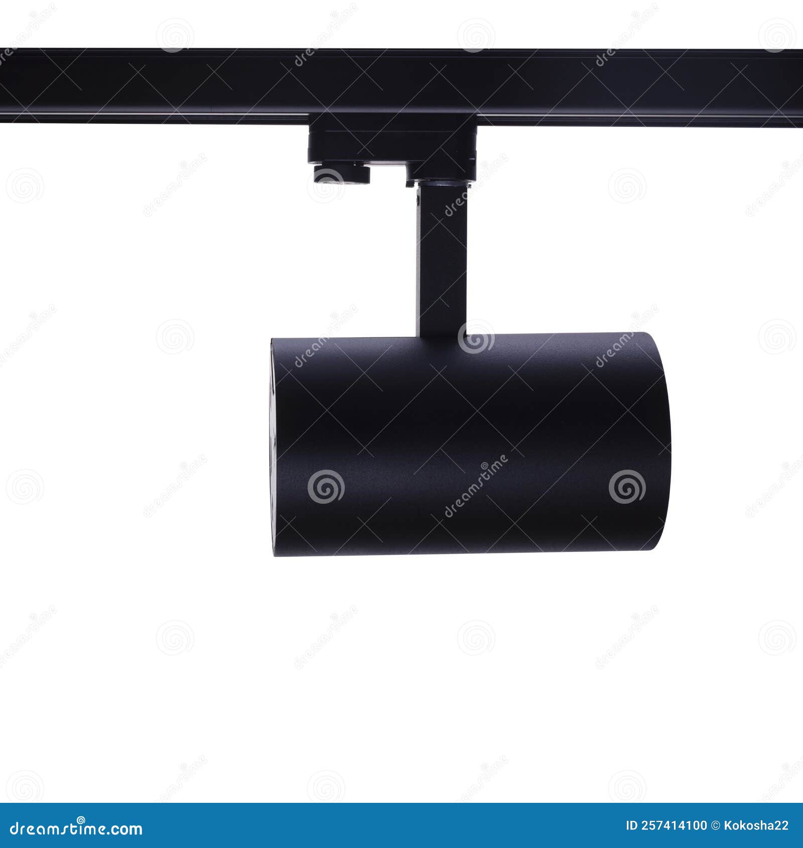 Track Lighting Isolated on a White Background Stock Illustration ...