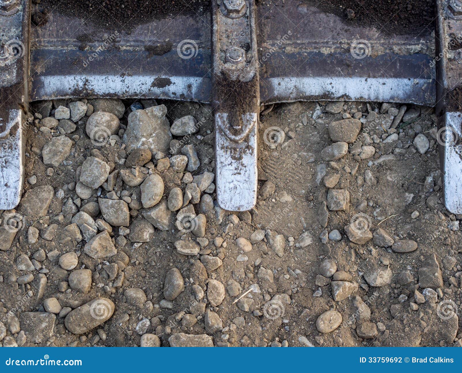 Track loader bucket stock photo. Image of soil, construction - 33759692