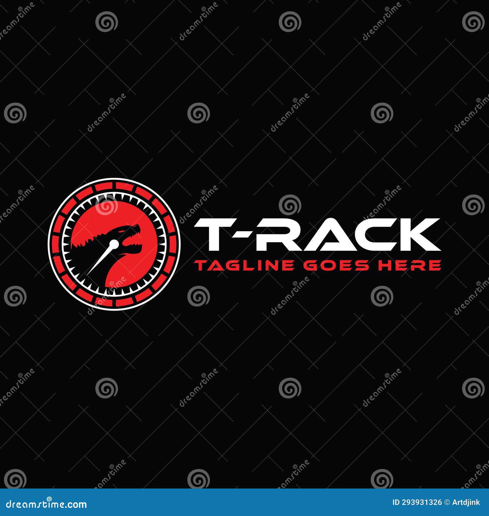 Track Logo Design Vector Symbol Emblem Stock Vector - Illustration of ...