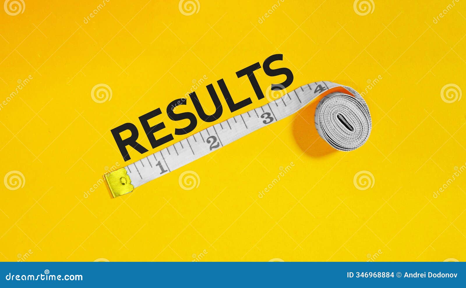 Track and Measure Results is Shown Using the Text Stock Photo - Image ...