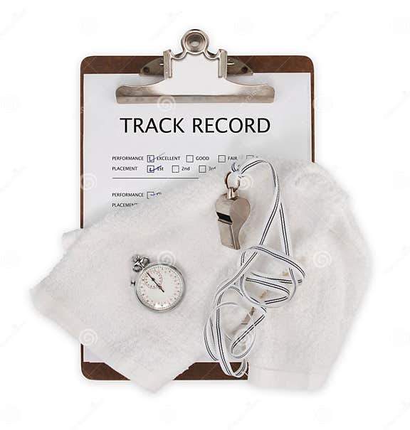 Track Record Full stock photo. Image of athletics, athletic - 1385212