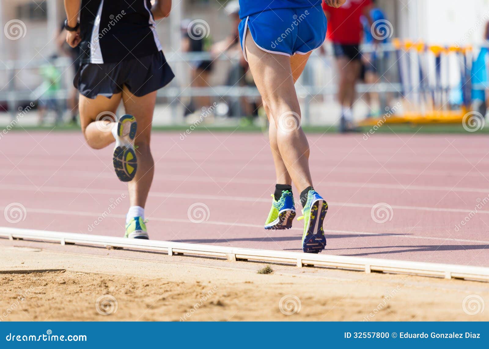 Track runner stock photo. Image of stadium, contest, active - 32557800