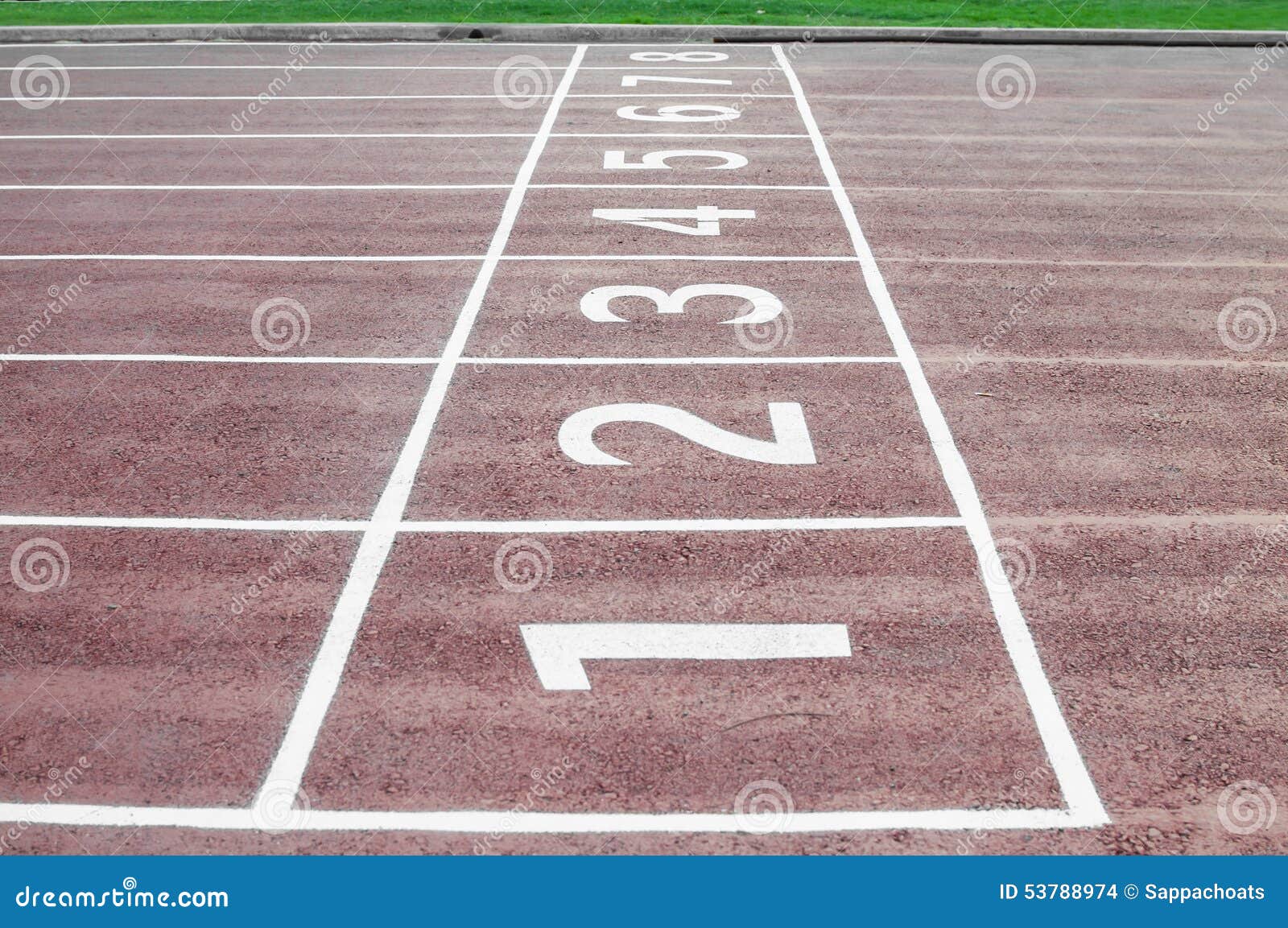 Track Running Lanes stock photo. Image of exercise, arena - 53788974