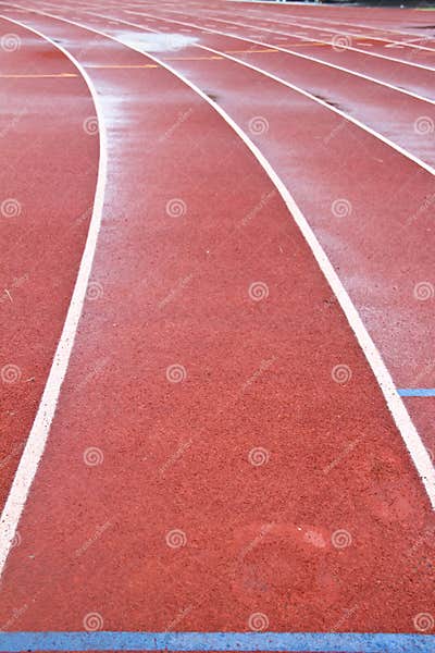 Track running wet stock image. Image of racecourse, rainy - 25807489