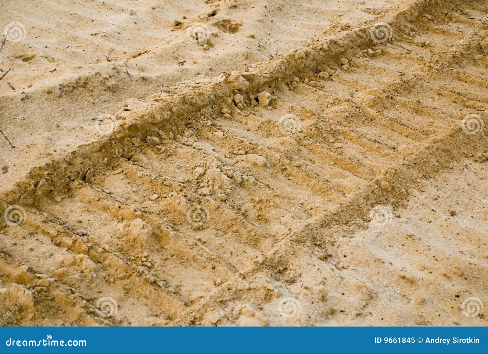 Track on sand stock image. Image of sandy, texture, transport - 9661845