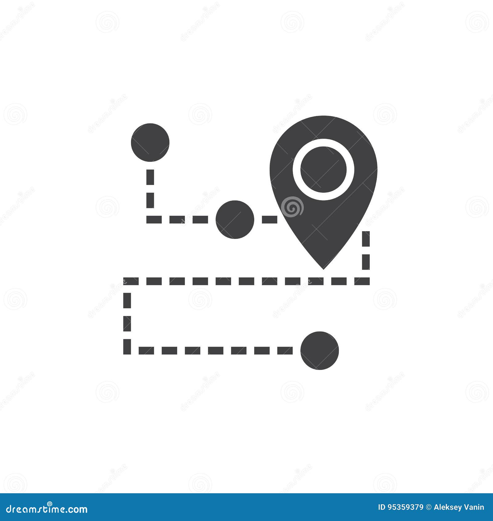Track Shipment Icon Vector, Filled Flat Sign, Solid Pictogram is Stock ...