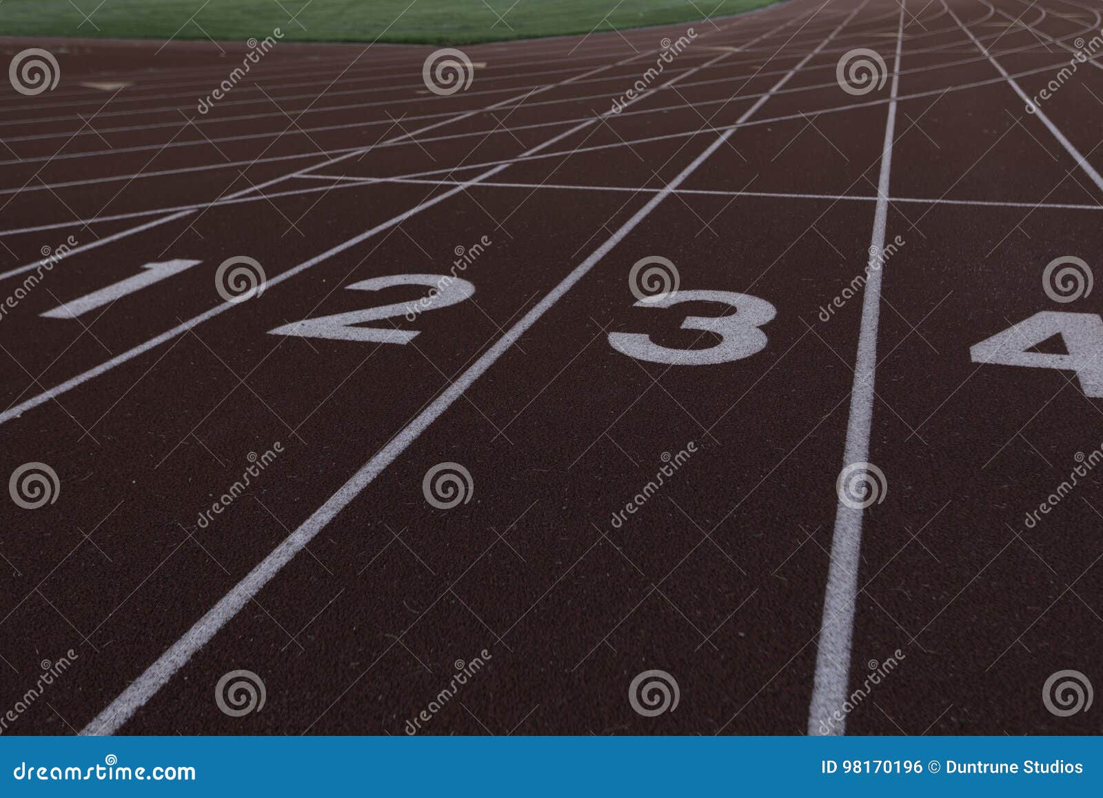 Track Starting Line stock photo. Image of athletic, sports - 98170196