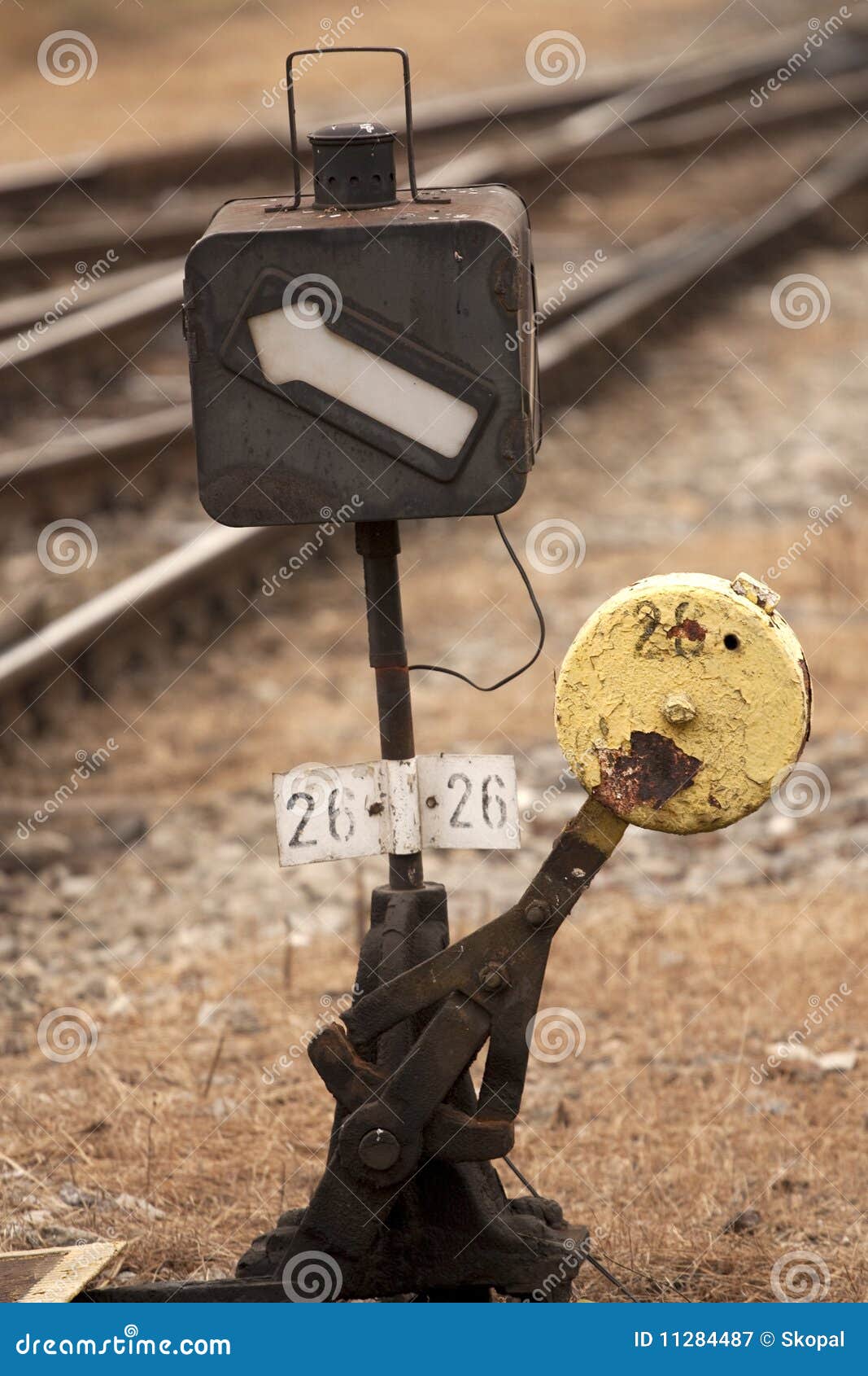 Track switch stock image. Image of railway, railroad - 11284487