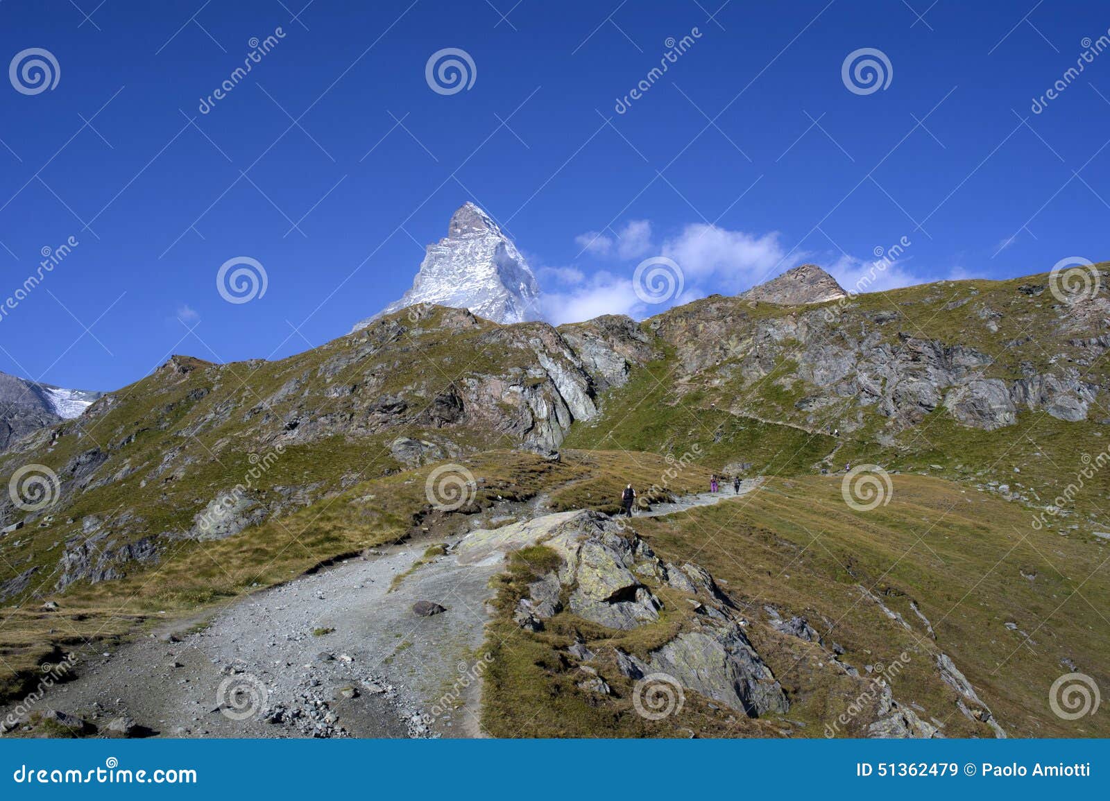 Track to matterhorn stock image. Image of trekking, track - 51362479