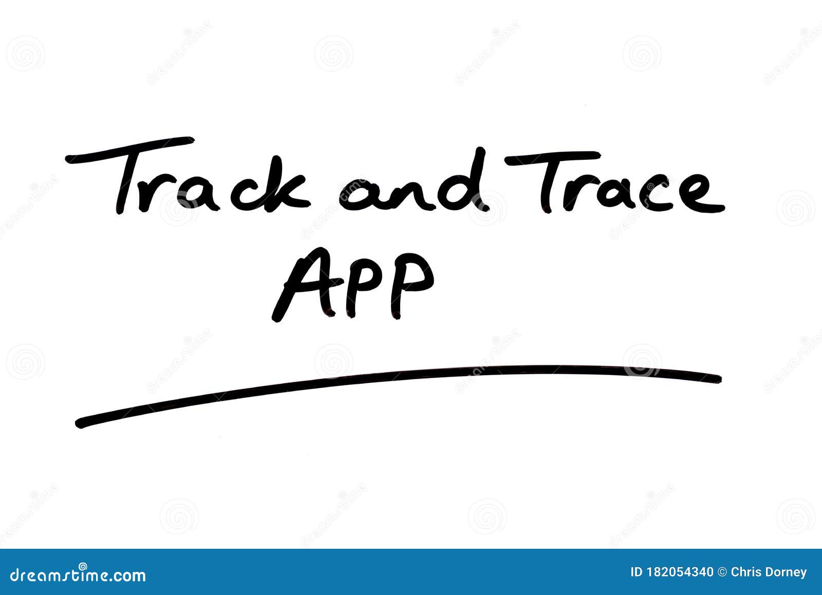 Track and Trace App stock illustration. Illustration of mobile - 182054340