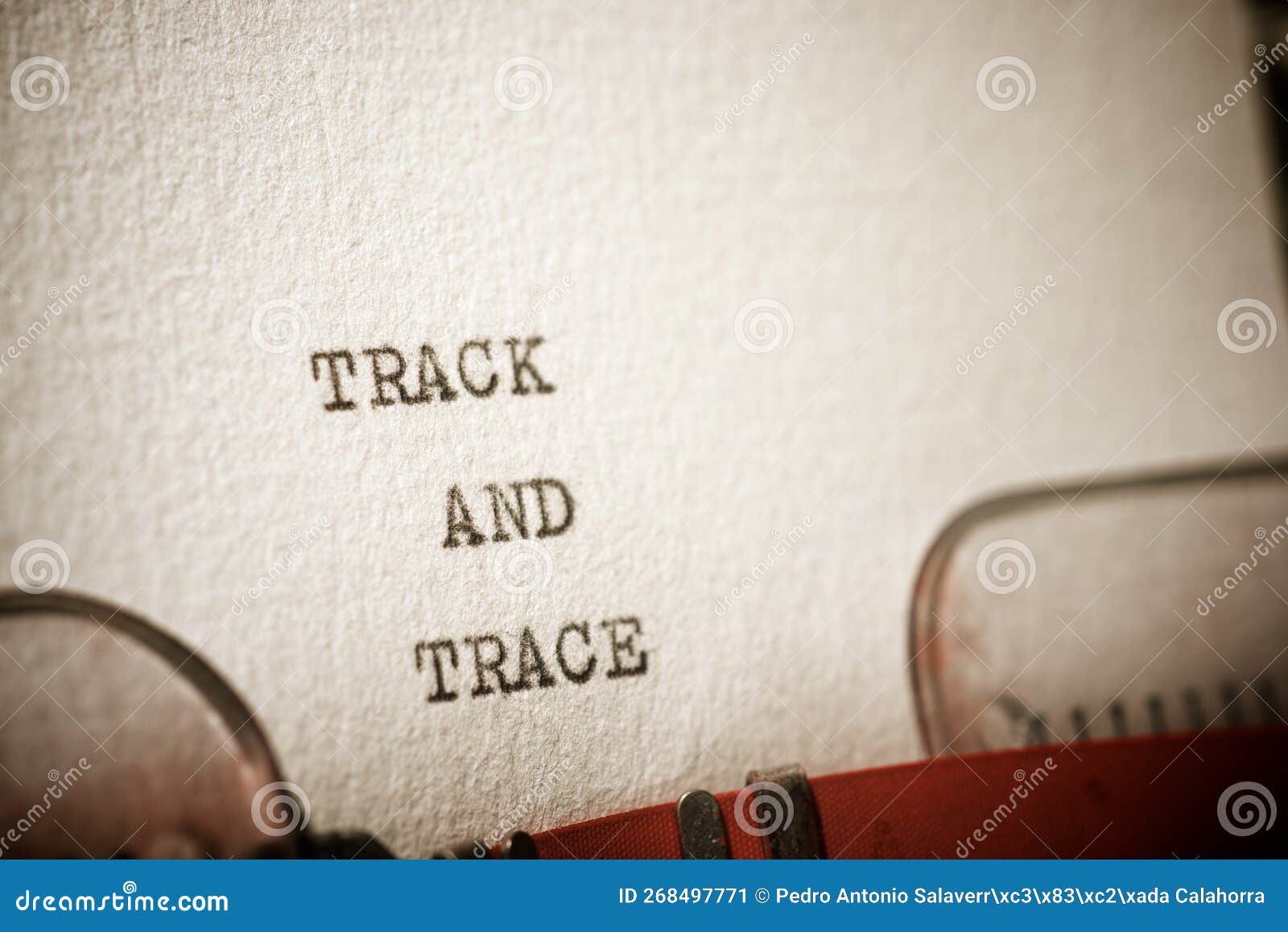 Track and trace stock image. Image of phrase, text, page - 268497771