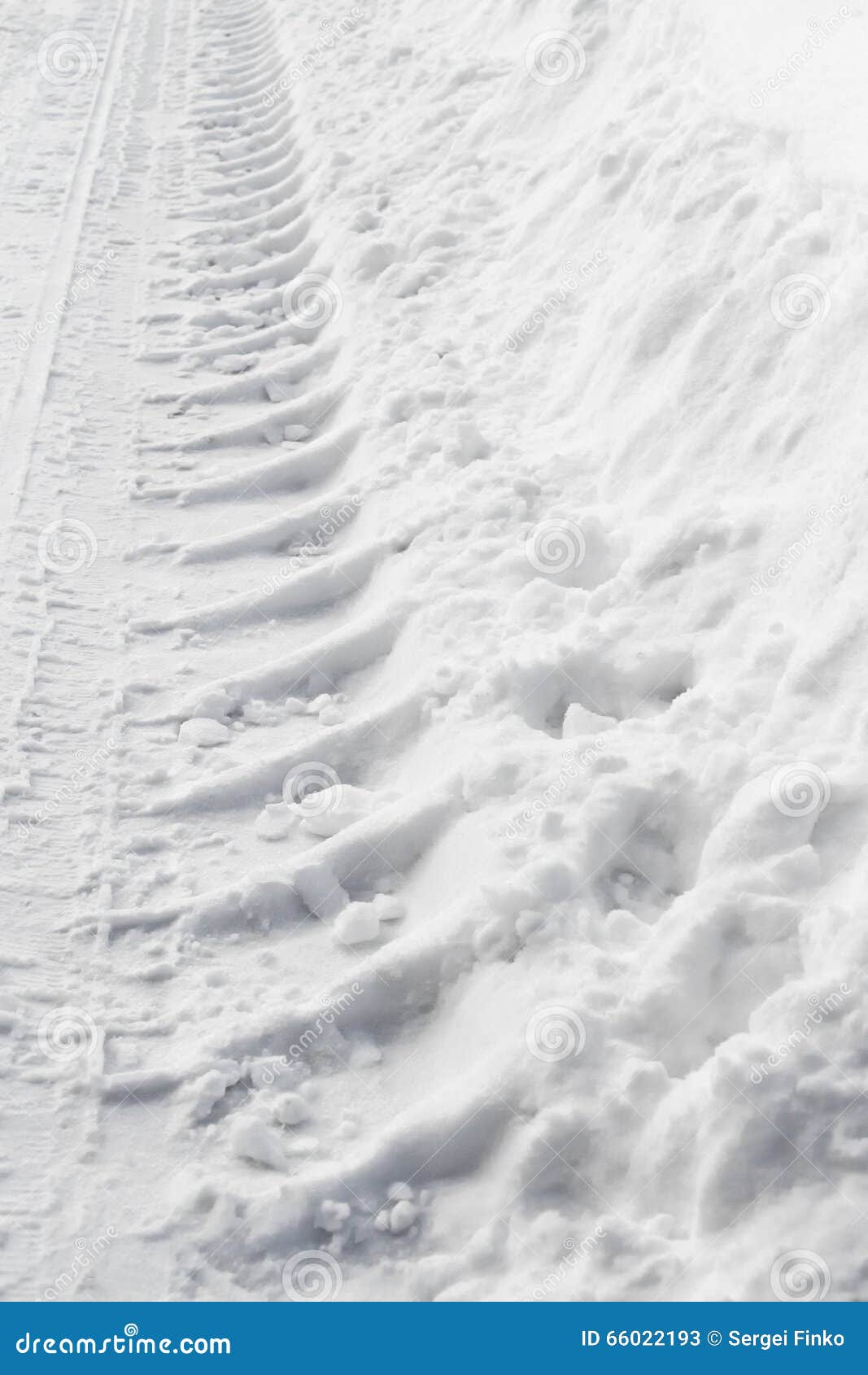 Track wheel in the snow stock image. Image of plow, shape - 66022193