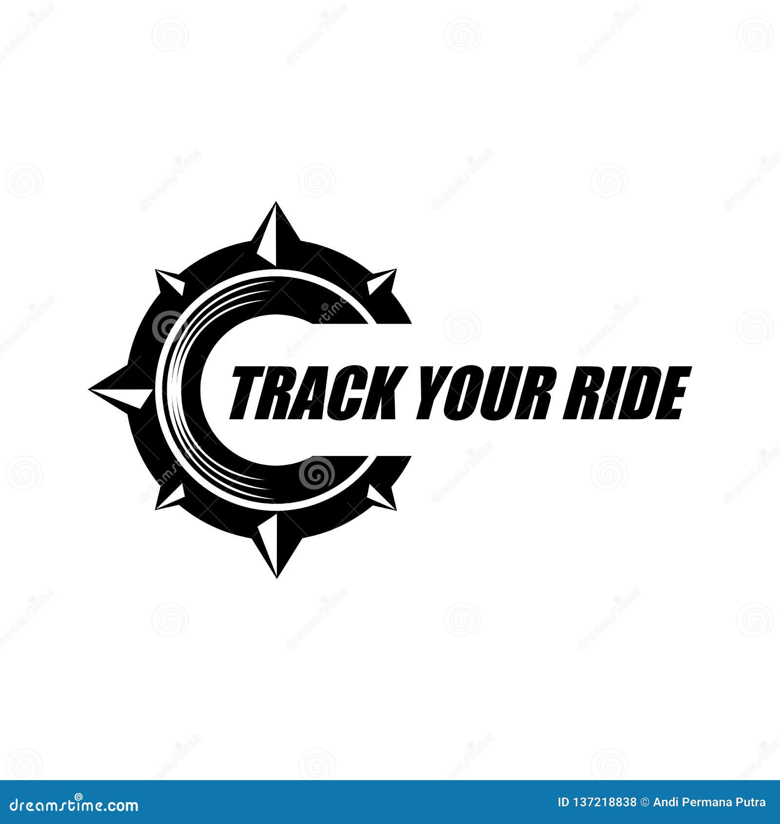 Track Your Ride Compass Logo Vector Stock Vector - Illustration of ...