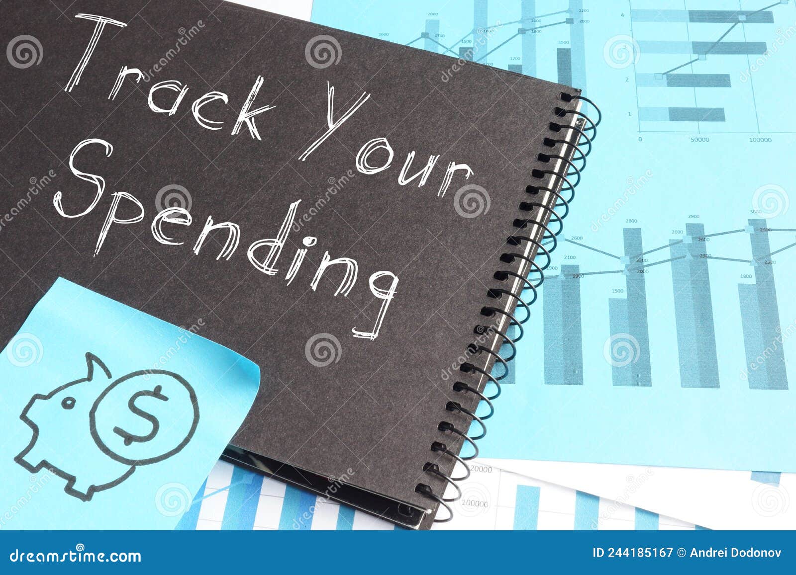 Track Your Spending is Shown on the Photo Using the Text Stock ... Track Your Spending is Shown on the Photo Using the Text Stock ...
