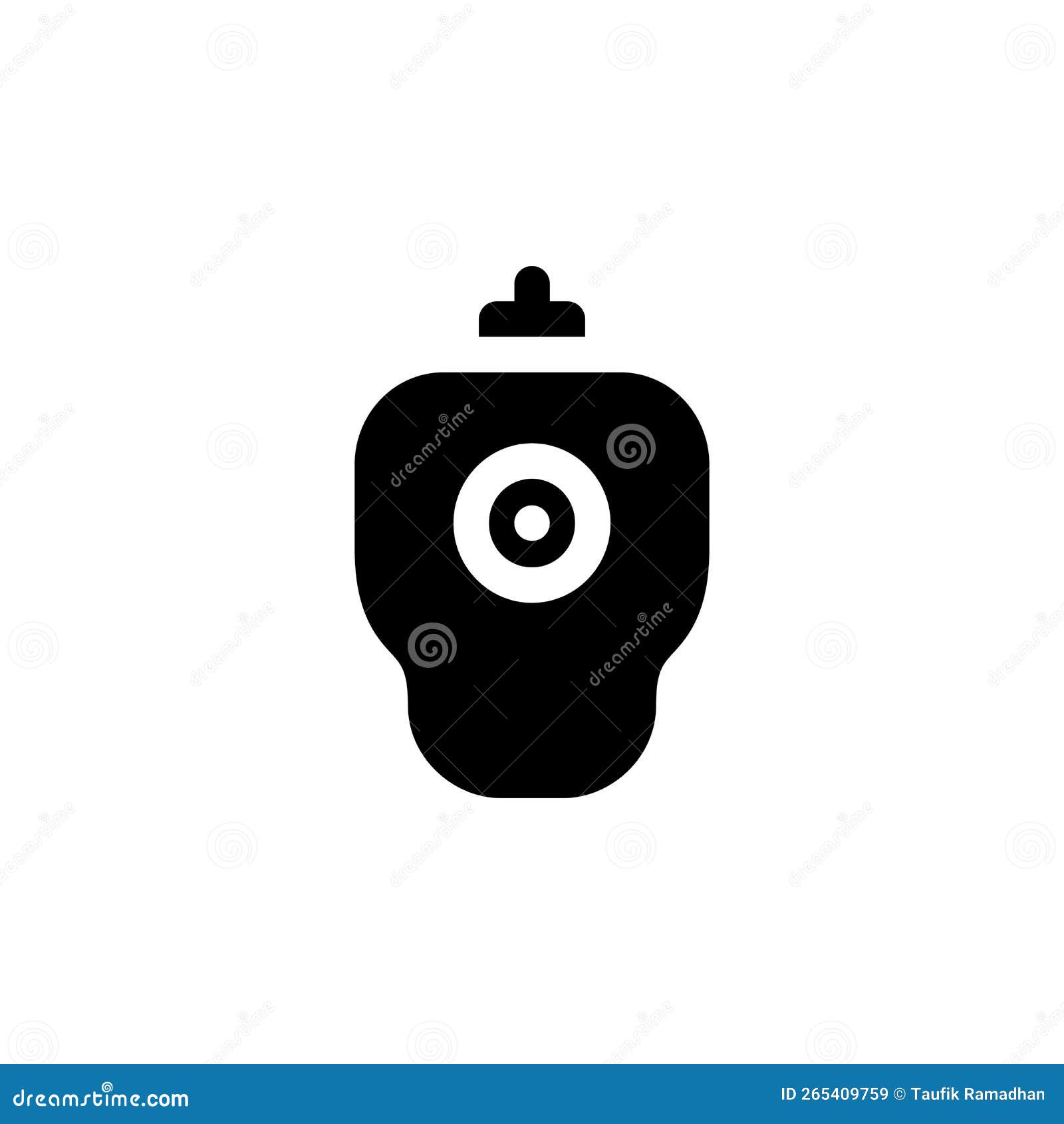 Trackball Vector Icon. Computer Component Icon Solid Style. Perfect Use ...
