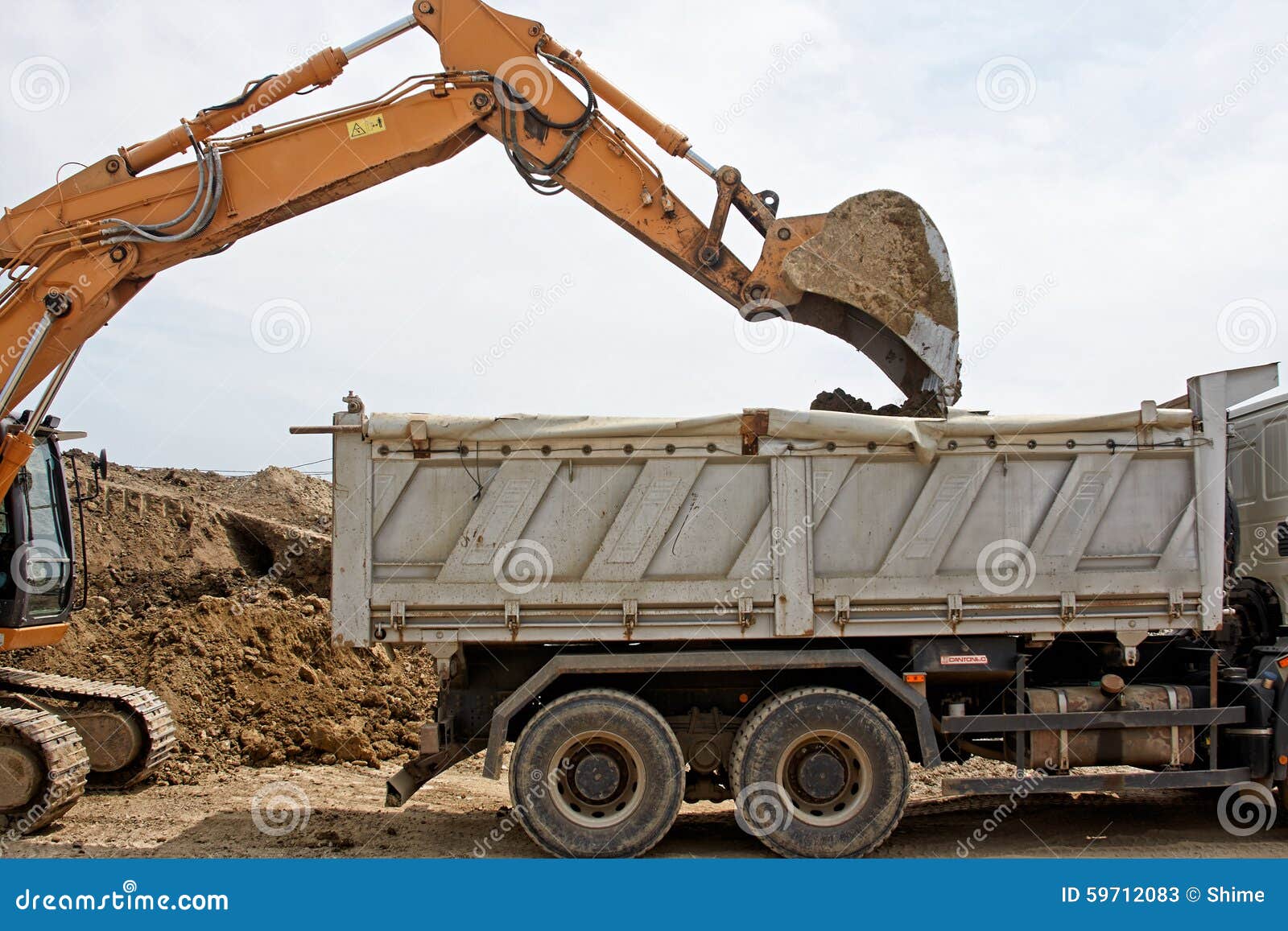 Tracked excavator stock image. Image of industry, track - 59712083