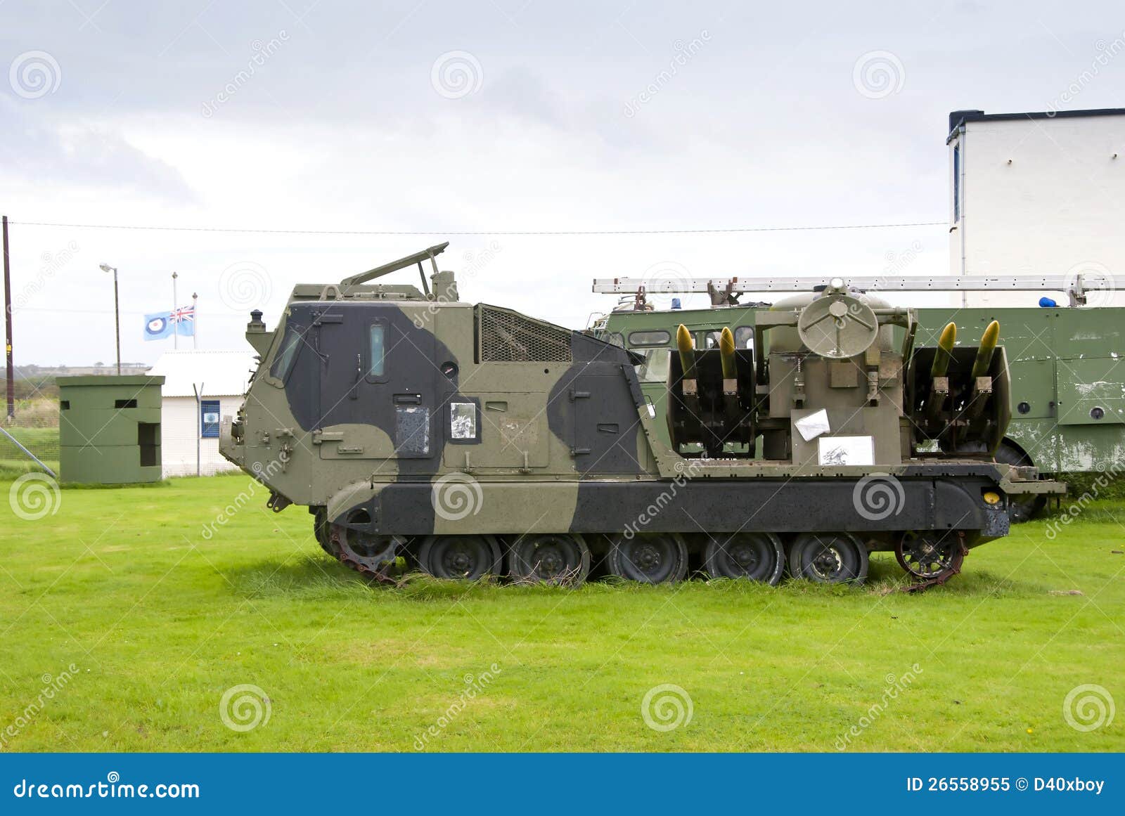 Tracked Missile Launching Vehicle Stock Image - Image of metal ...