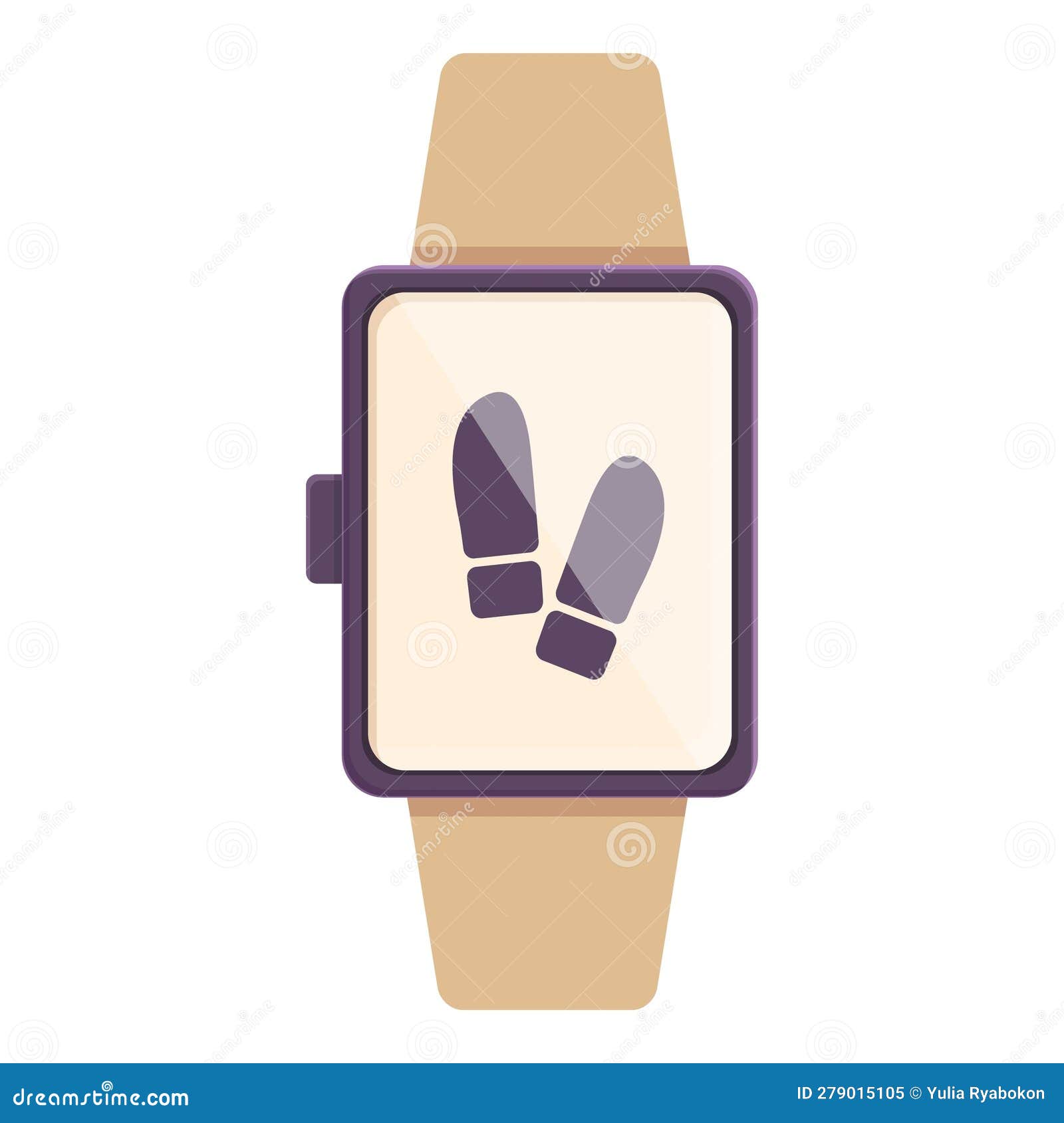 Tracker Icon Cartoon Vector. Sport Pedometer Stock Vector ...