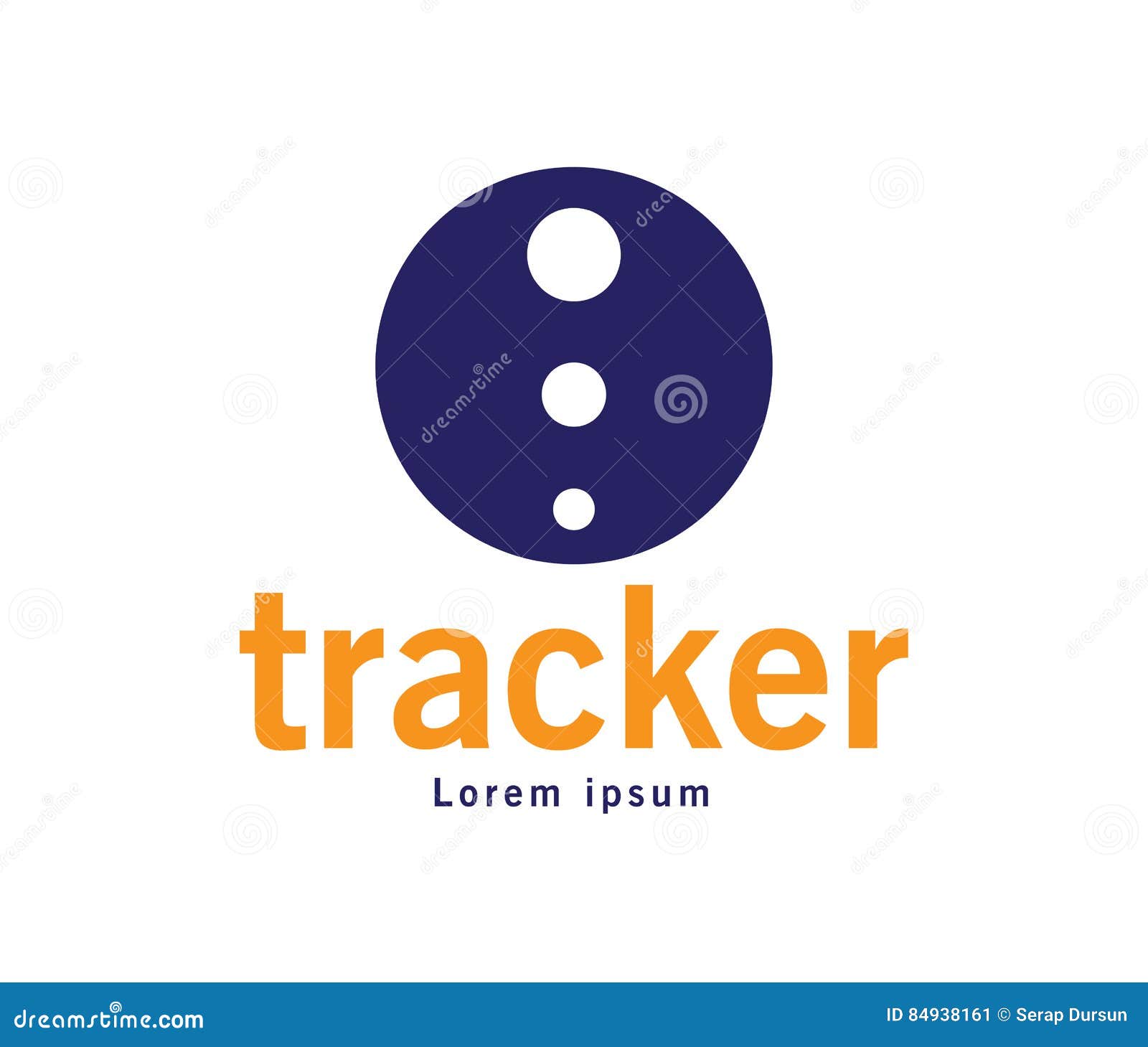 Tracker Logo Design stock illustration. Illustration of locator - 84938161