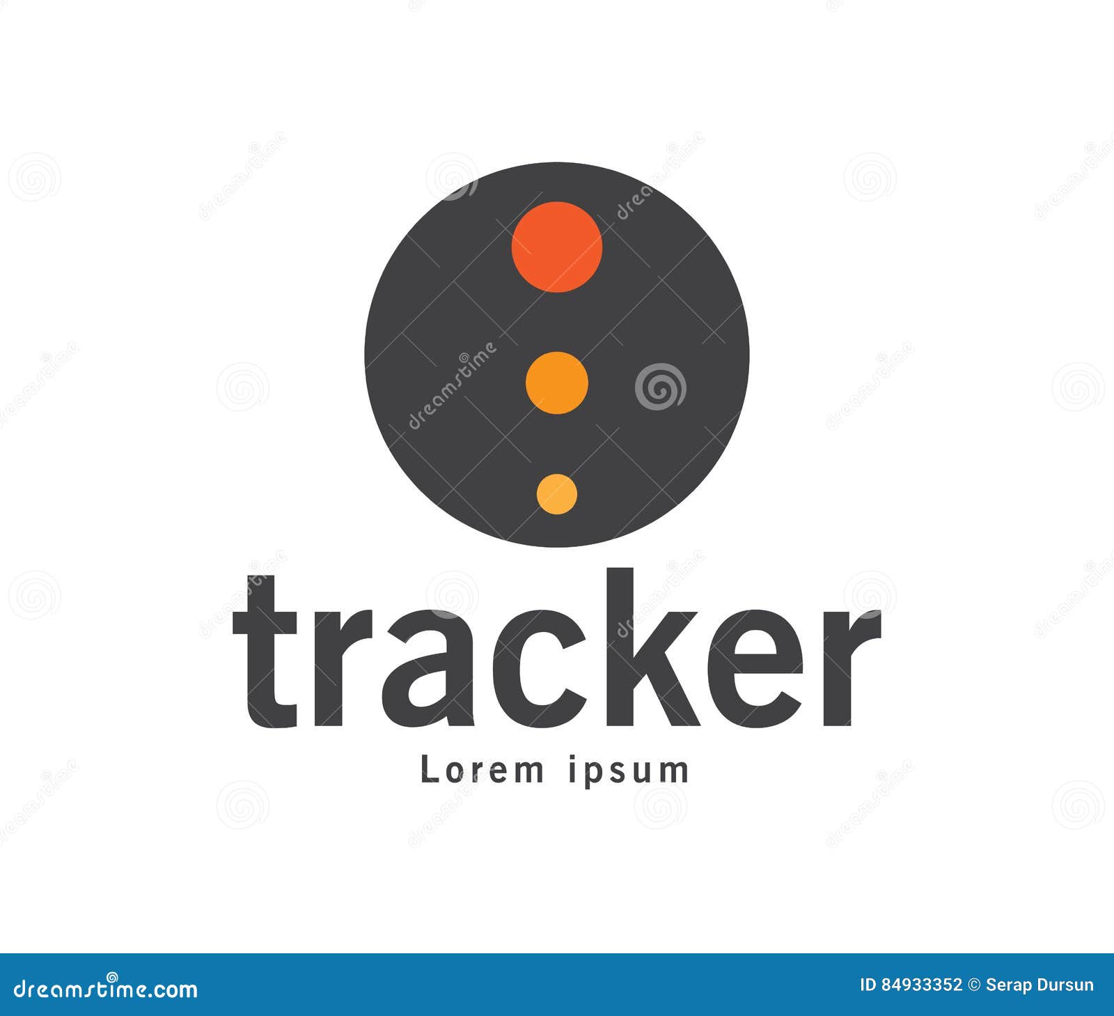 Tracker Logo Design stock vector. Illustration of point - 84933352