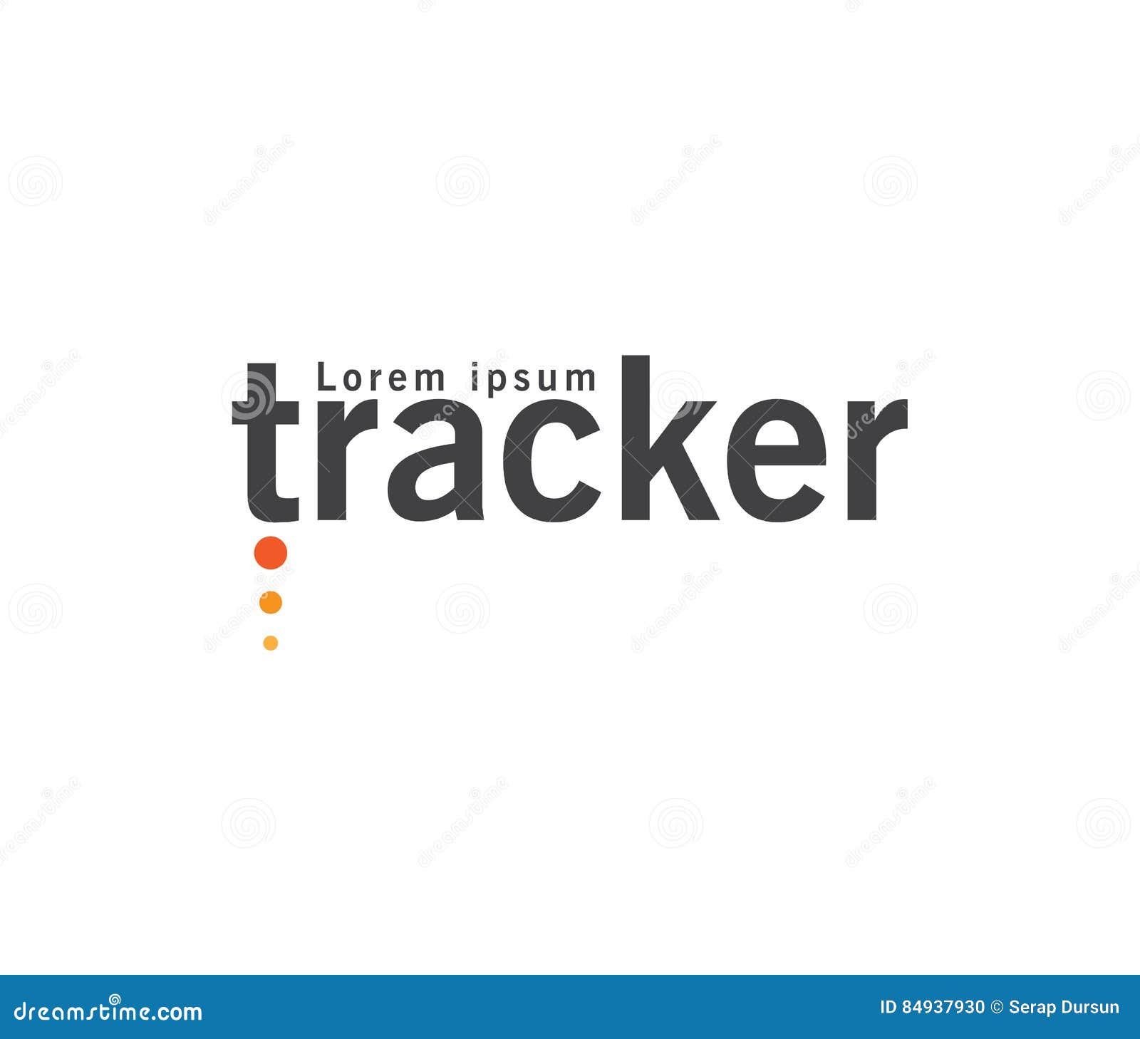 Tracker Logo Design stock vector. Illustration of element - 84937930