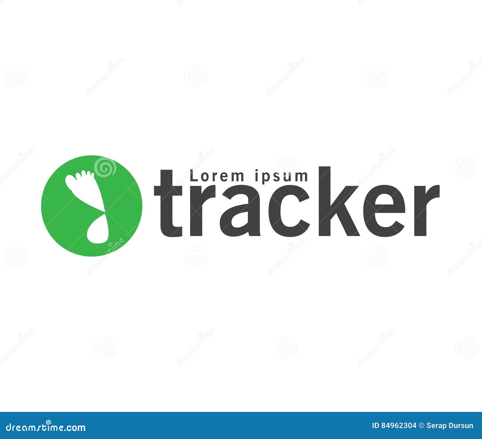 Tracker Logo Design stock vector. Illustration of application - 84962304