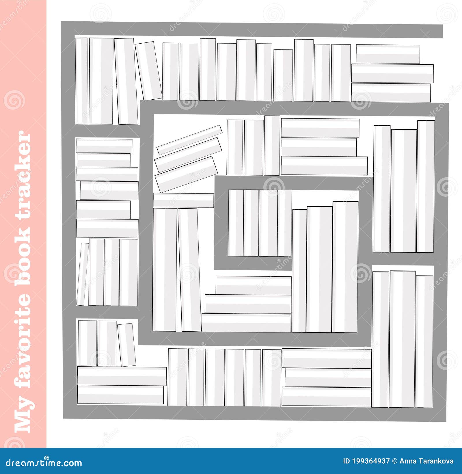 Tracker Reading Books. Book Tracker. Template for Organization ...