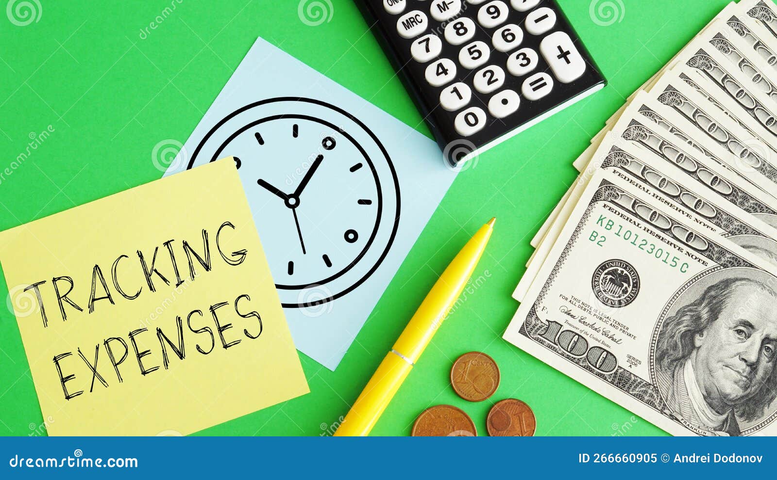 Tracking Expenses is Shown Using the Text Stock Image - Image of ...