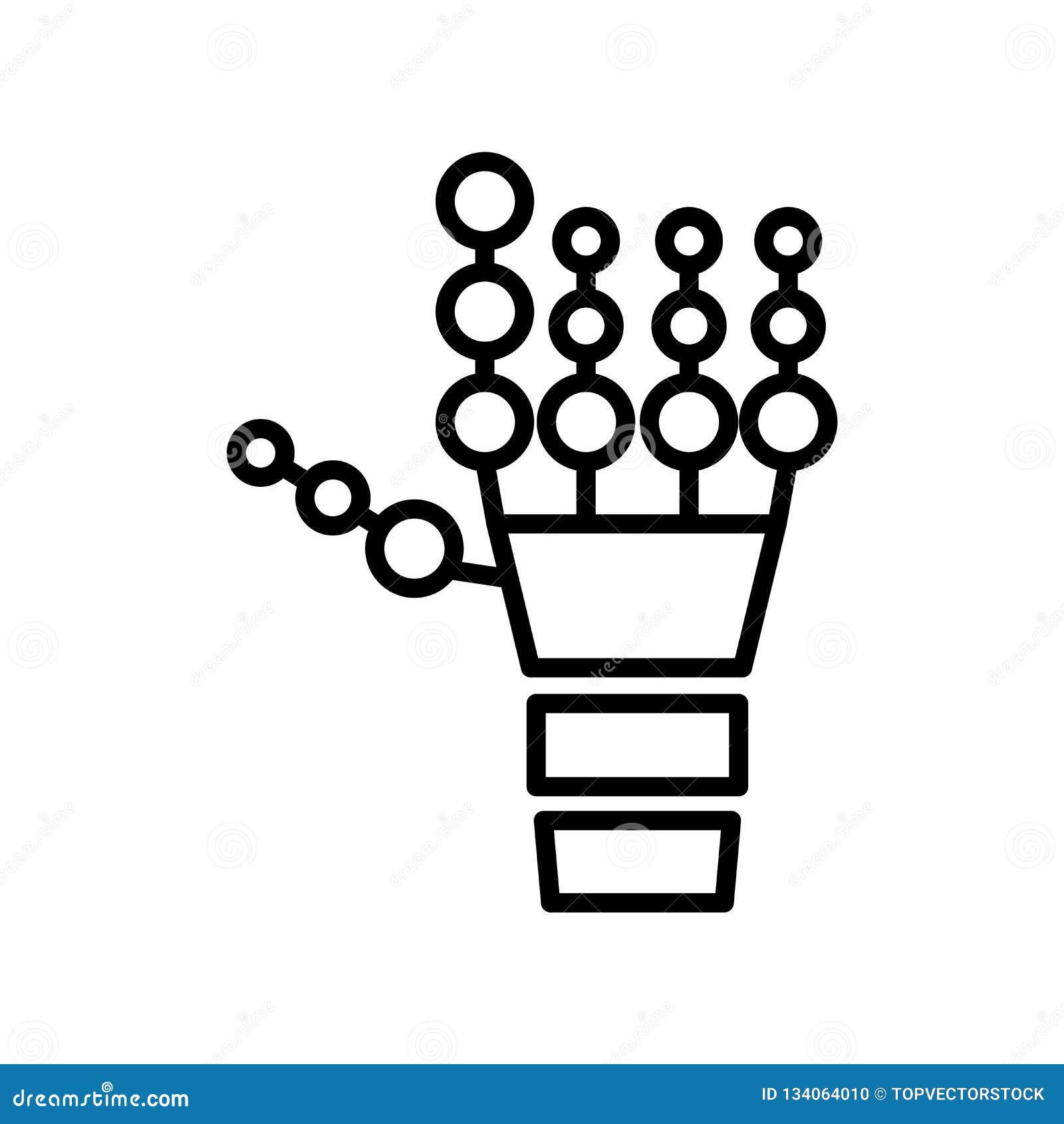 Tracking Icon Vector Isolated on White Background, Tracking Sign , Line ...