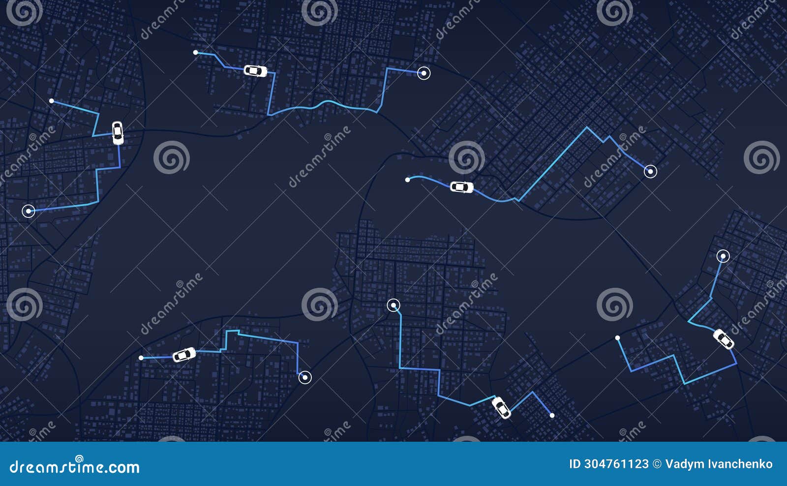 Tracking Location and Planned Route on the Map. Intended Goals ...