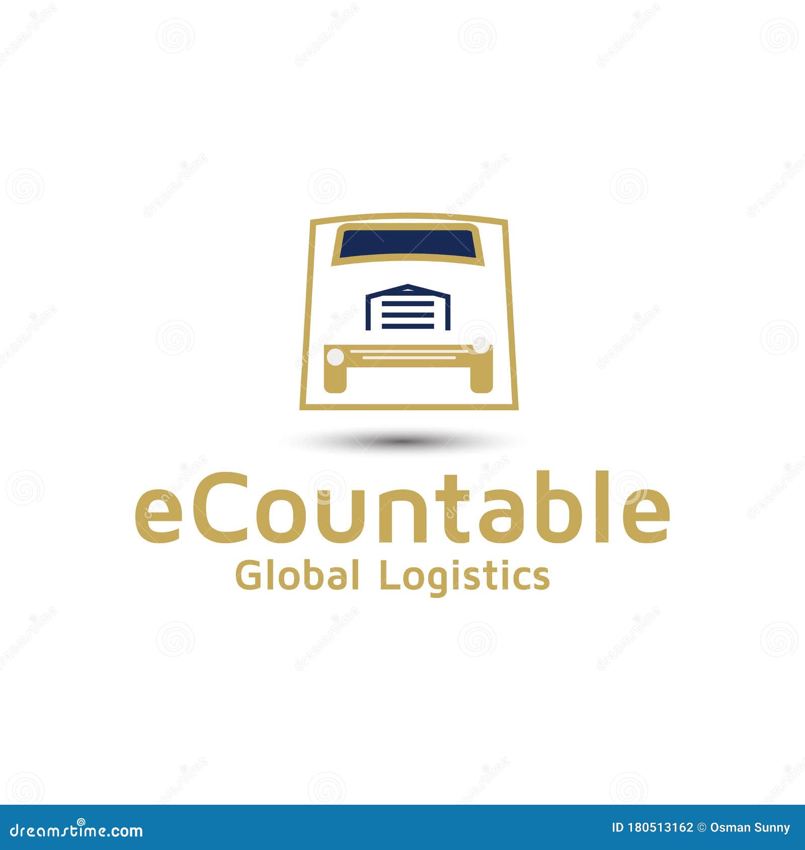 Tracking Logistics Logo Design Idea Stock Vector - Illustration of ...