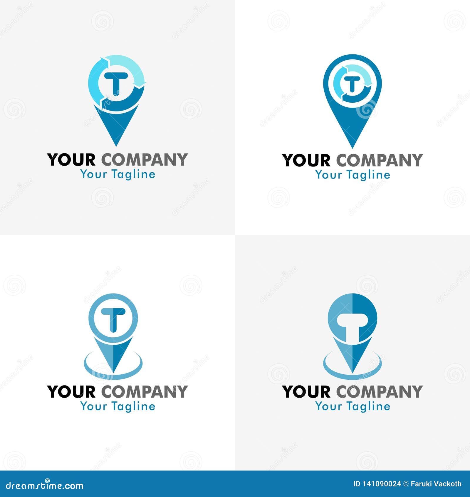 Tracking Logo Vector stock vector. Illustration of business - 141090024