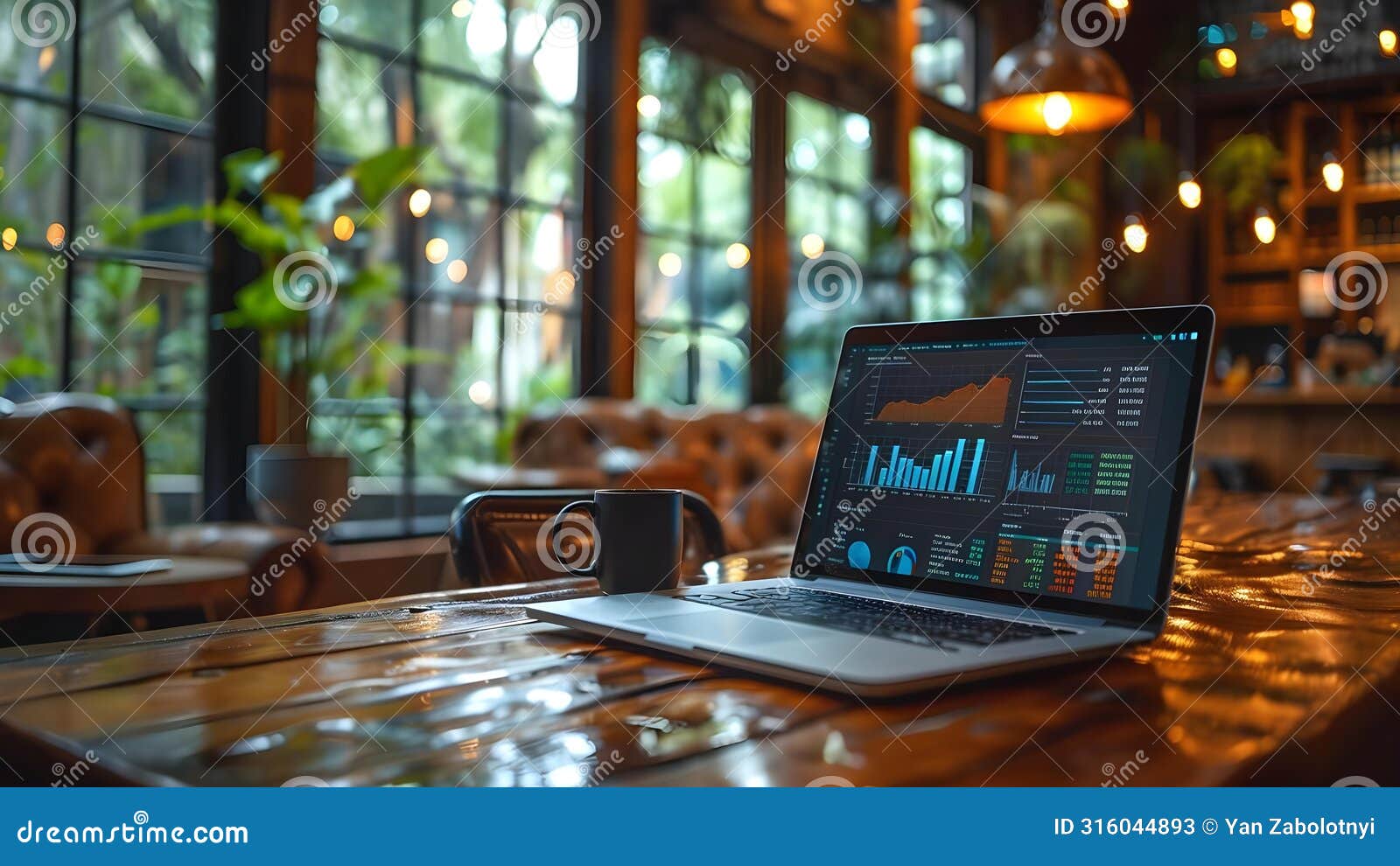 Tracking Metrics Showing Consistent Growth and Progress. Concept ...