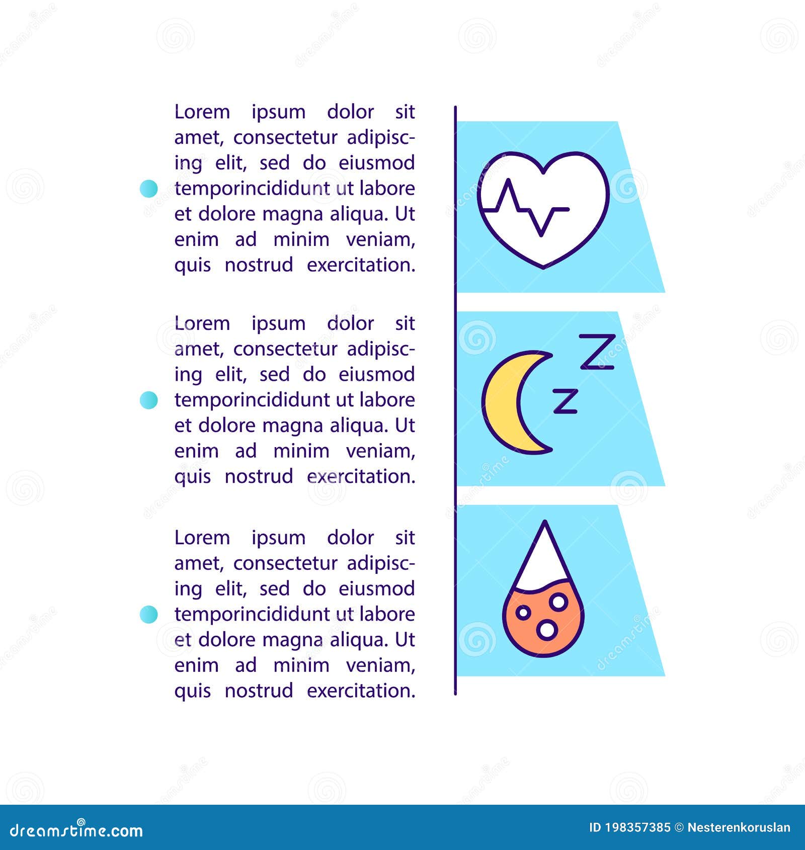 Tracking Sleep Trends Concept Icon with Text Stock Vector ...