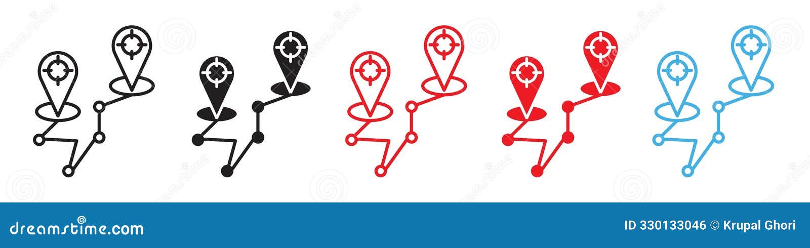 Tracking System Icon Line Art Vector Stock Illustration - Illustration ...