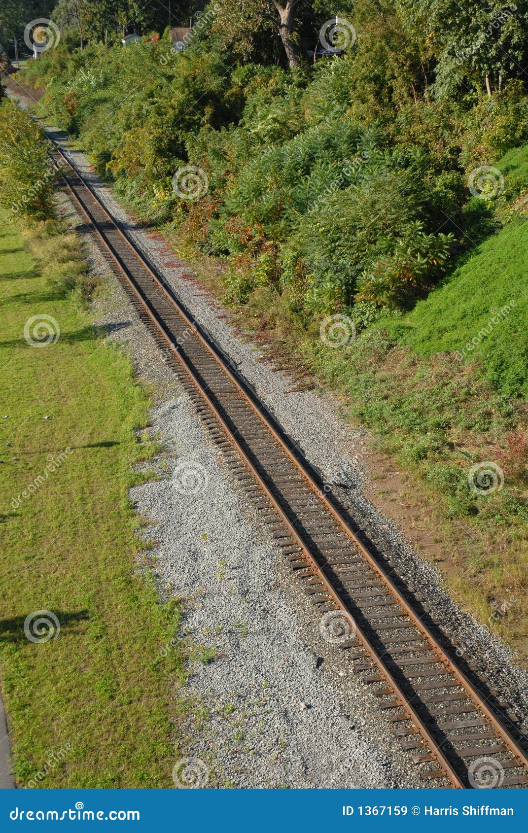 Tracks stock image. Image of diagonal, train, transport - 1367159