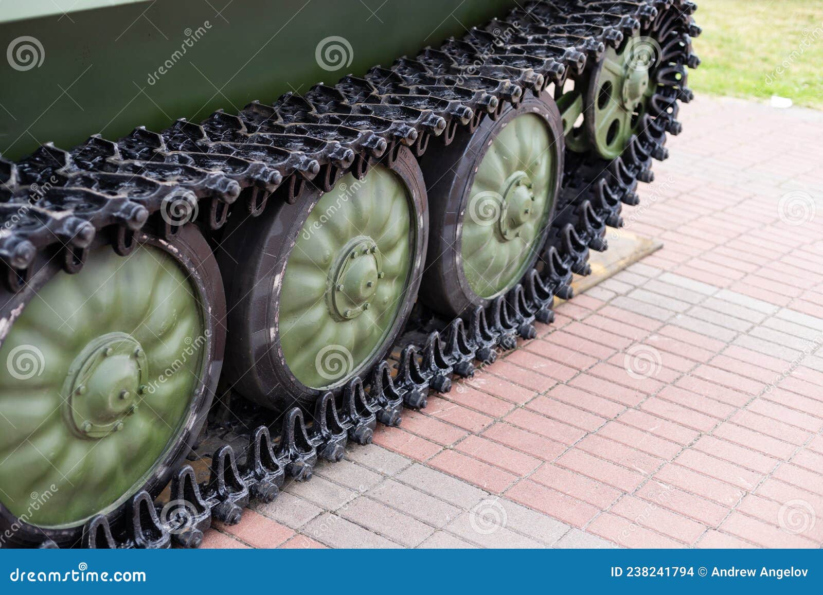 Tracks of the Tank on the Ground Stock Photo - Image of power, symbol ...