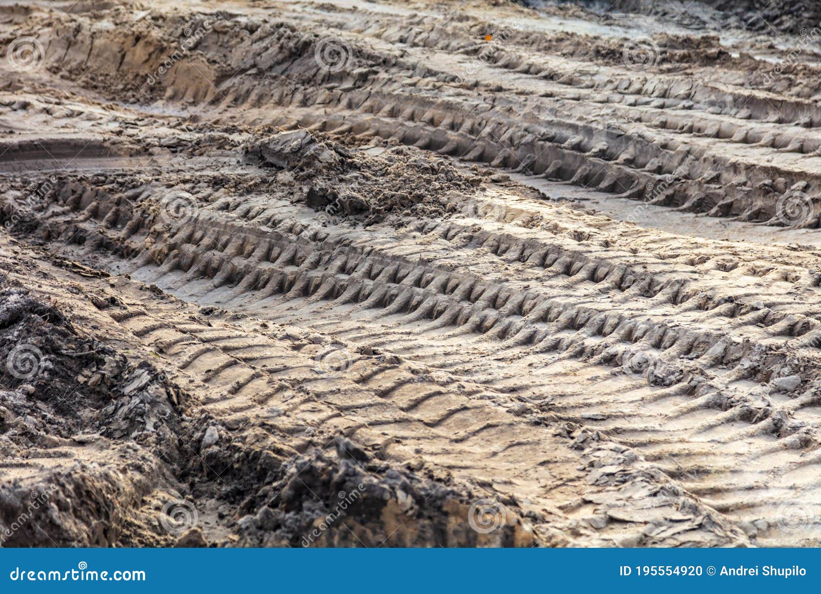 Tracks from a Truck on the Ground Stock Photo - Image of vehicle, soil ...