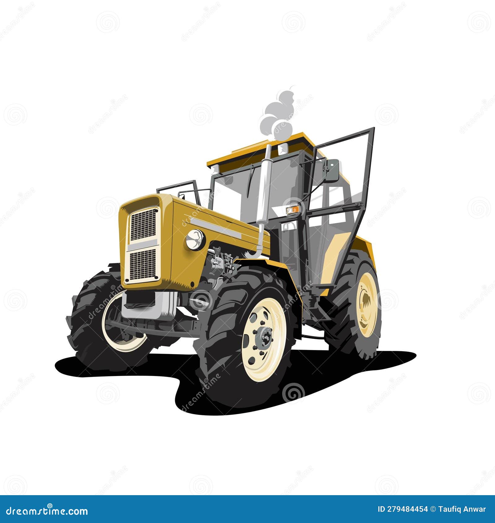 Tracktor Farm Vector Illustration Design Stock Vector - Illustration of ...
