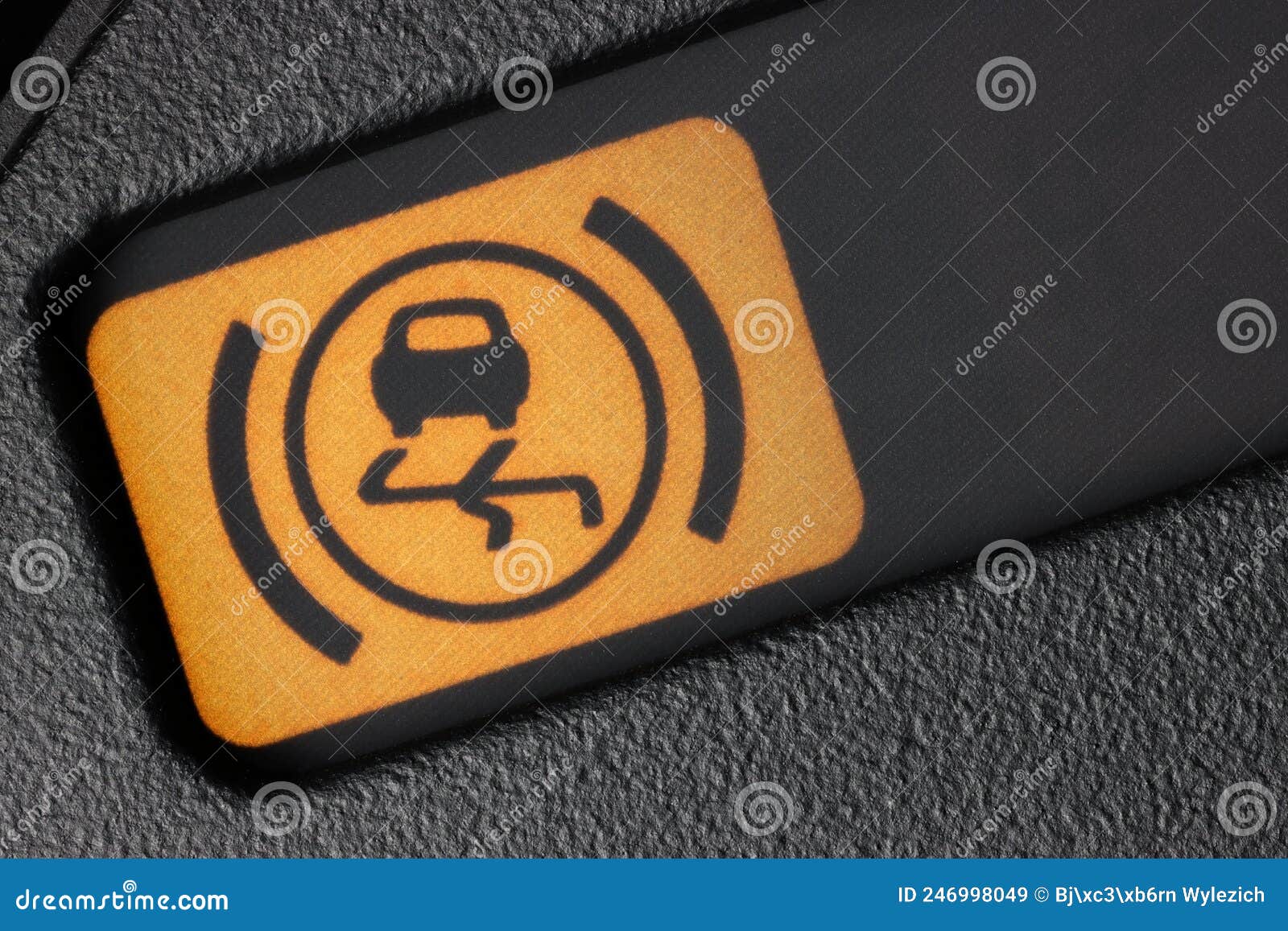 Traction Control Warning Light Stock Image - Image of inspection, glow ...