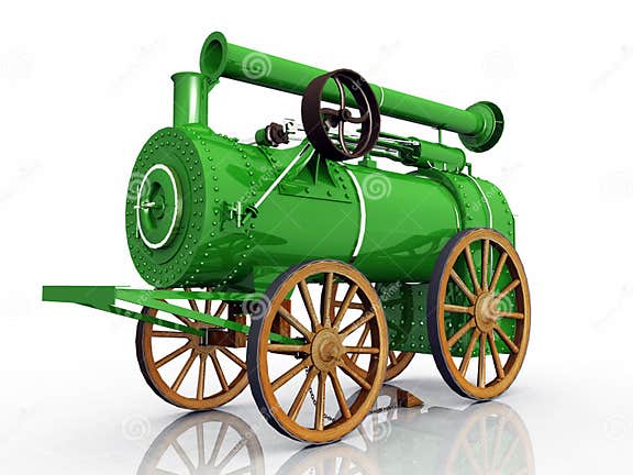 Traction engine stock illustration. Illustration of traction - 58506359