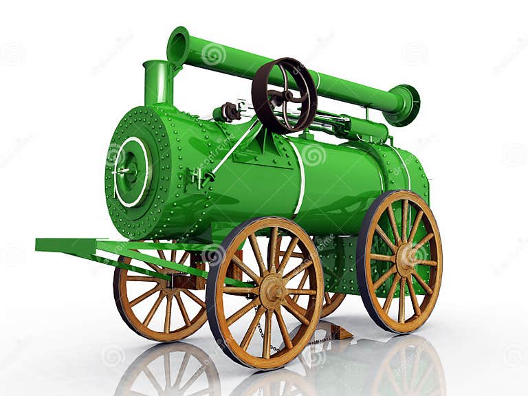 Traction engine stock illustration. Illustration of traction - 58506359