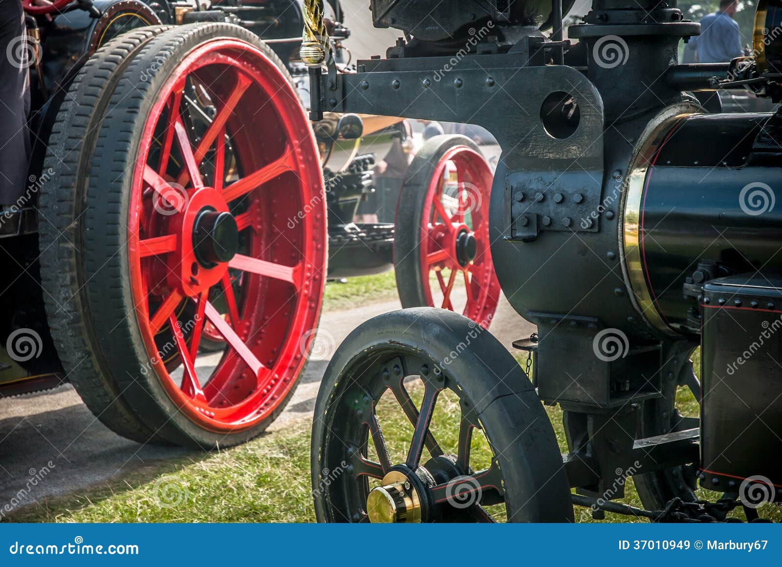 Traction Engine Parade stock image. Image of steam, iron - 37010949