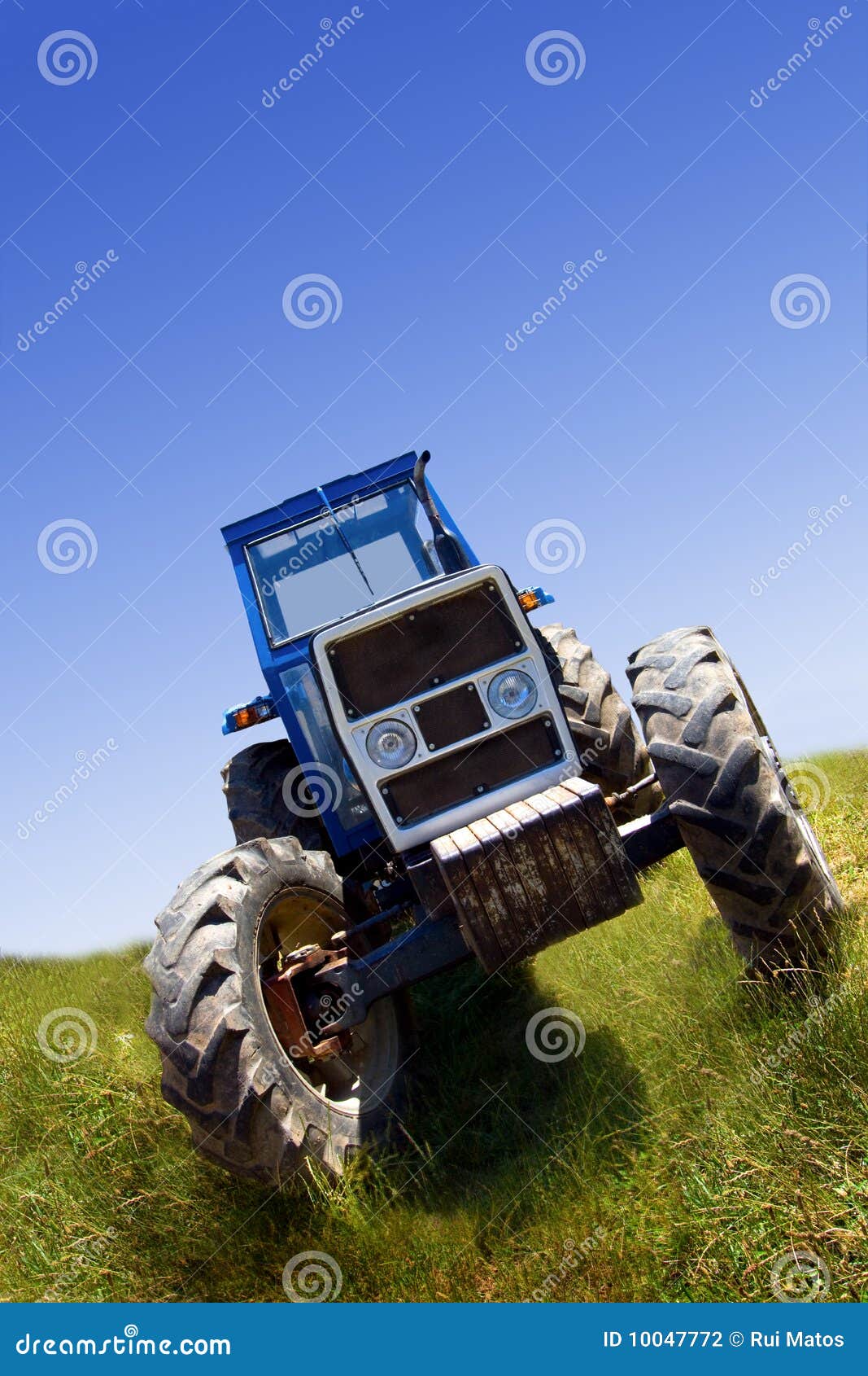 Tractor stock photo. Image of tractor, vehicle, front - 10047772