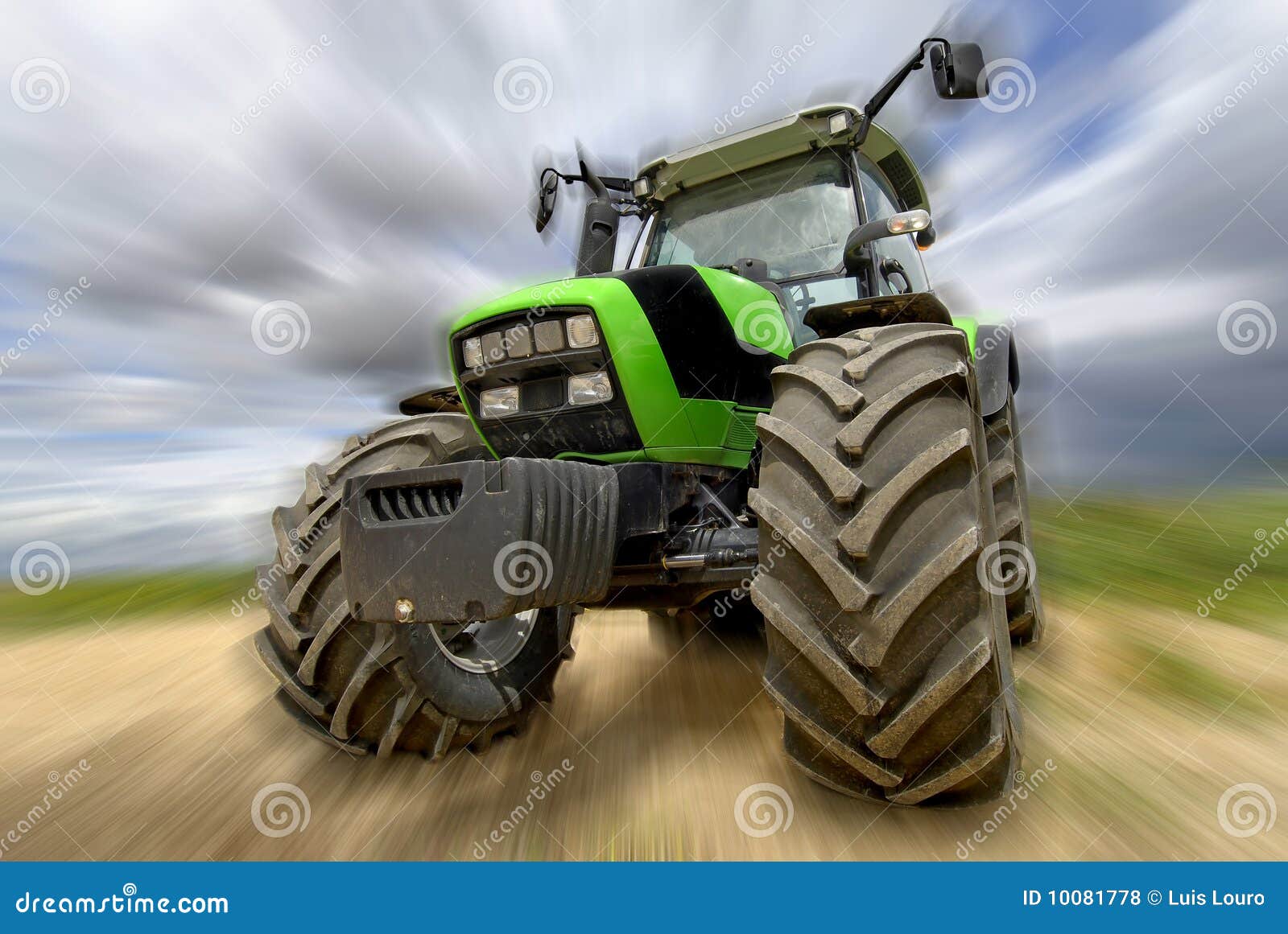 Tractor stock photo. Image of agriculture, machine, business - 10081778