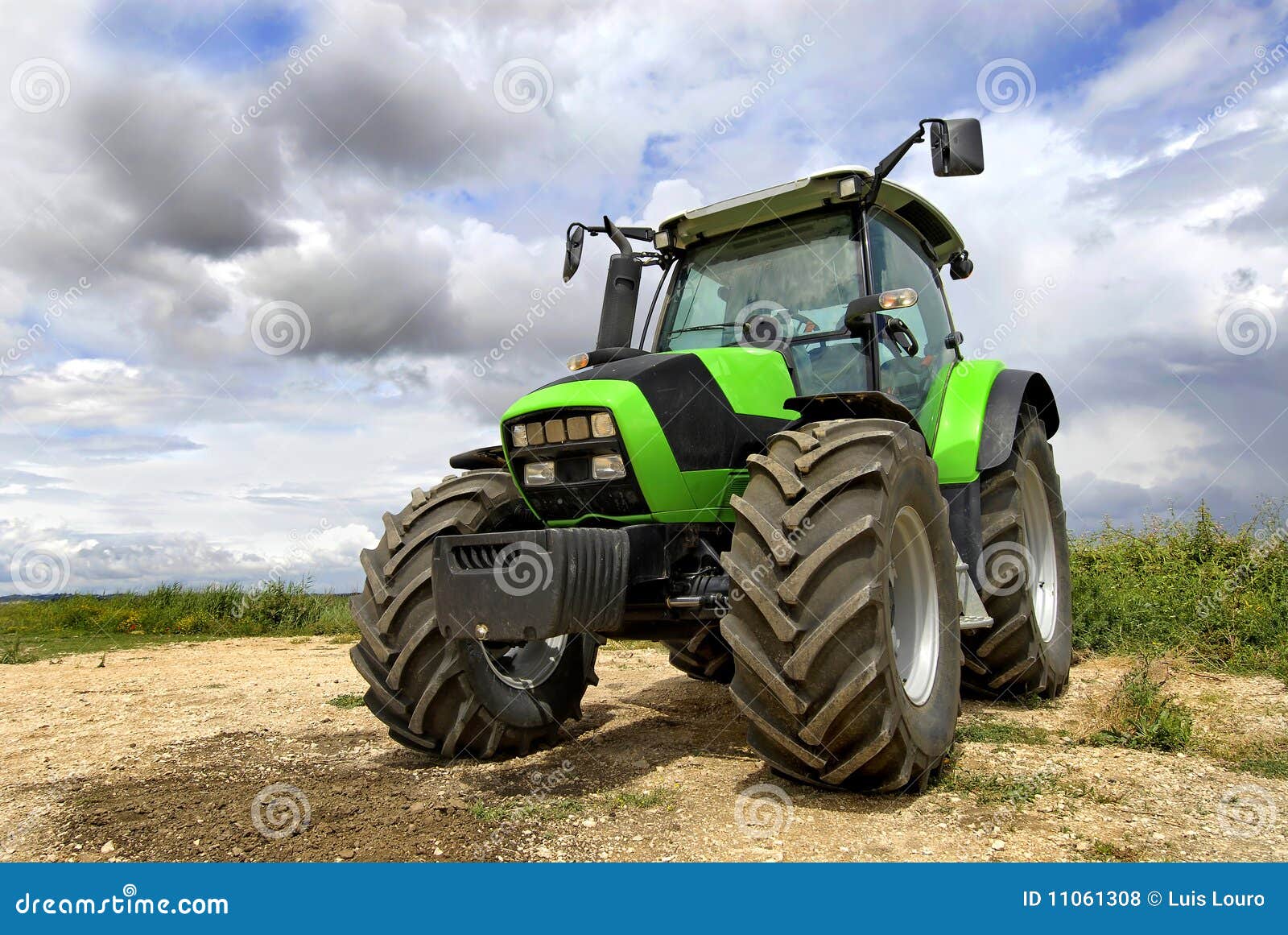 Tractor stock photo. Image of nature, land, driving, industry - 11061308