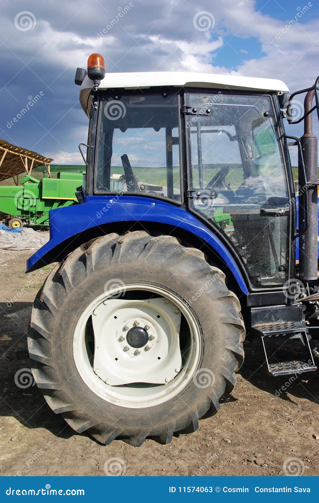 Tractor stock image. Image of heavy, drivers, cabins - 11574063