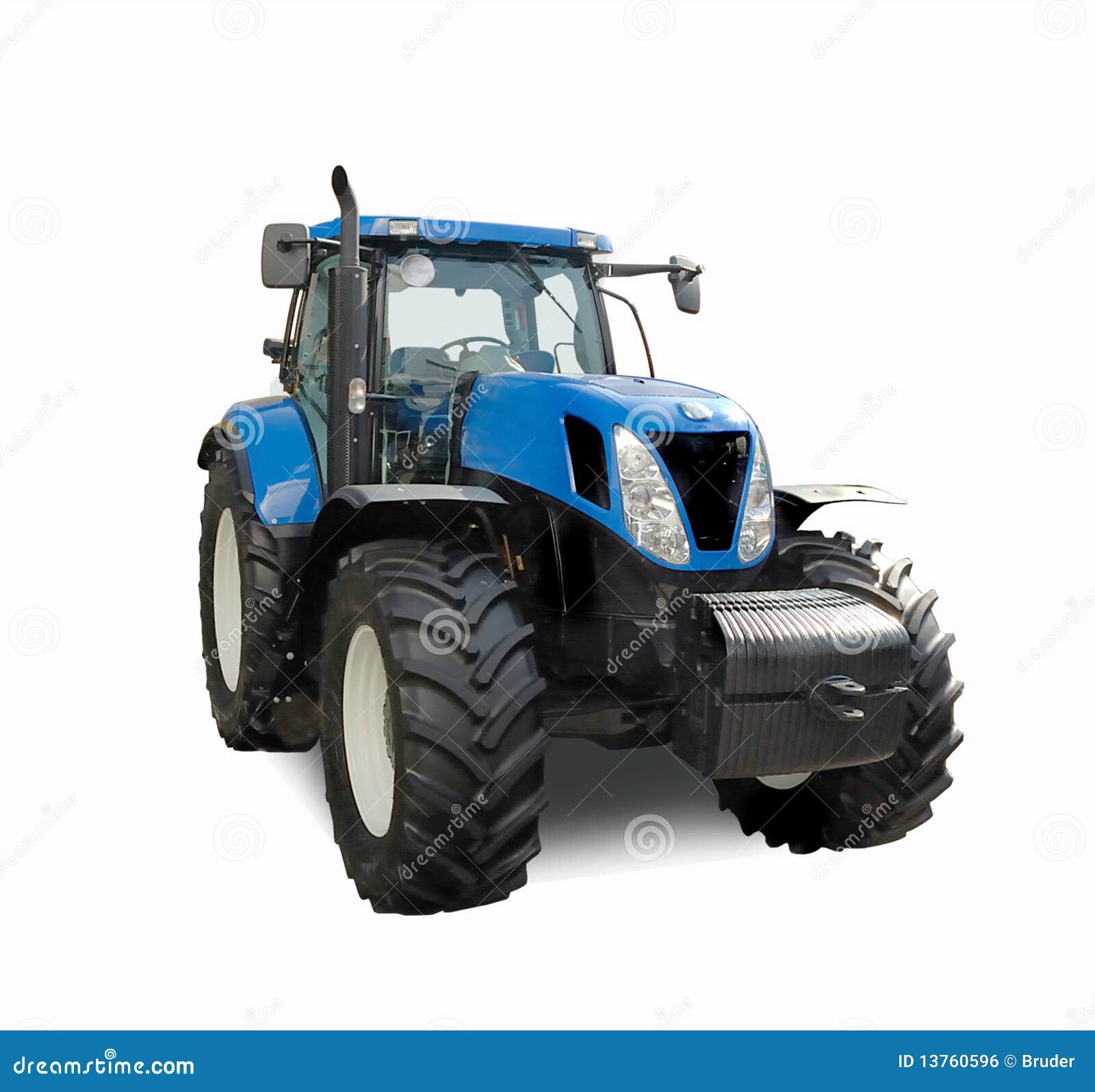 Tractor stock photo. Image of rusted, industrial, blue - 13760596